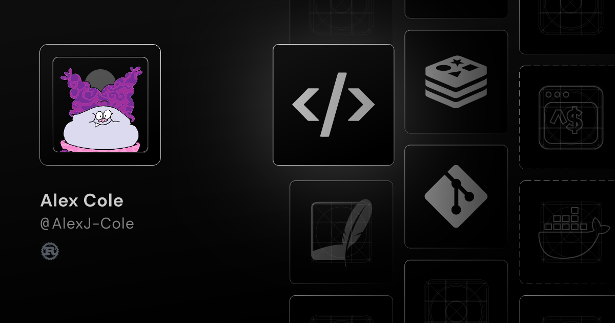 AlexJ-Cole's Profile | CodeCrafters