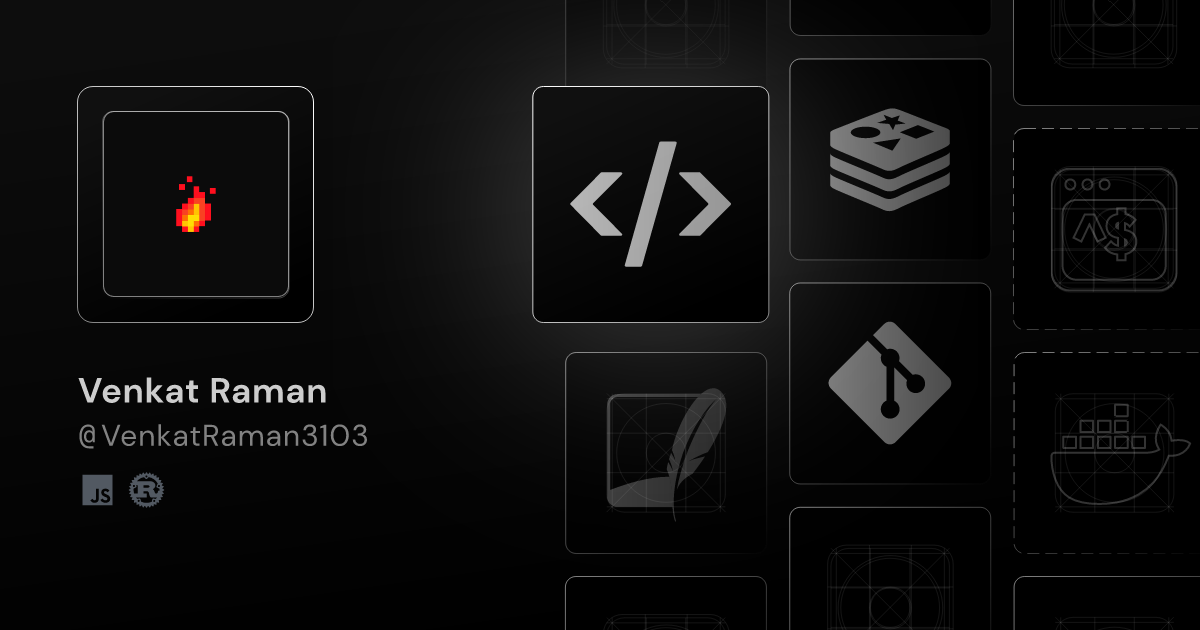 VenkatRaman3103's Profile | CodeCrafters